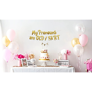 Hilarious Adult Birthday Gold Glitter Banner - Funny Birthday and Retirement Party Supplies, Ideas, Gifts and Decorations