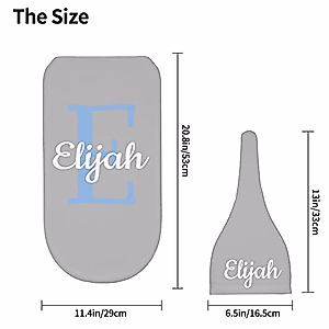 WTCWY Personalized Baby Swaddle and Hat for Baby Girl Boy with Name Personalized Custom Baby Blankets for Girls Boys with Name Personalized Baby Items Girl Boy Gifts