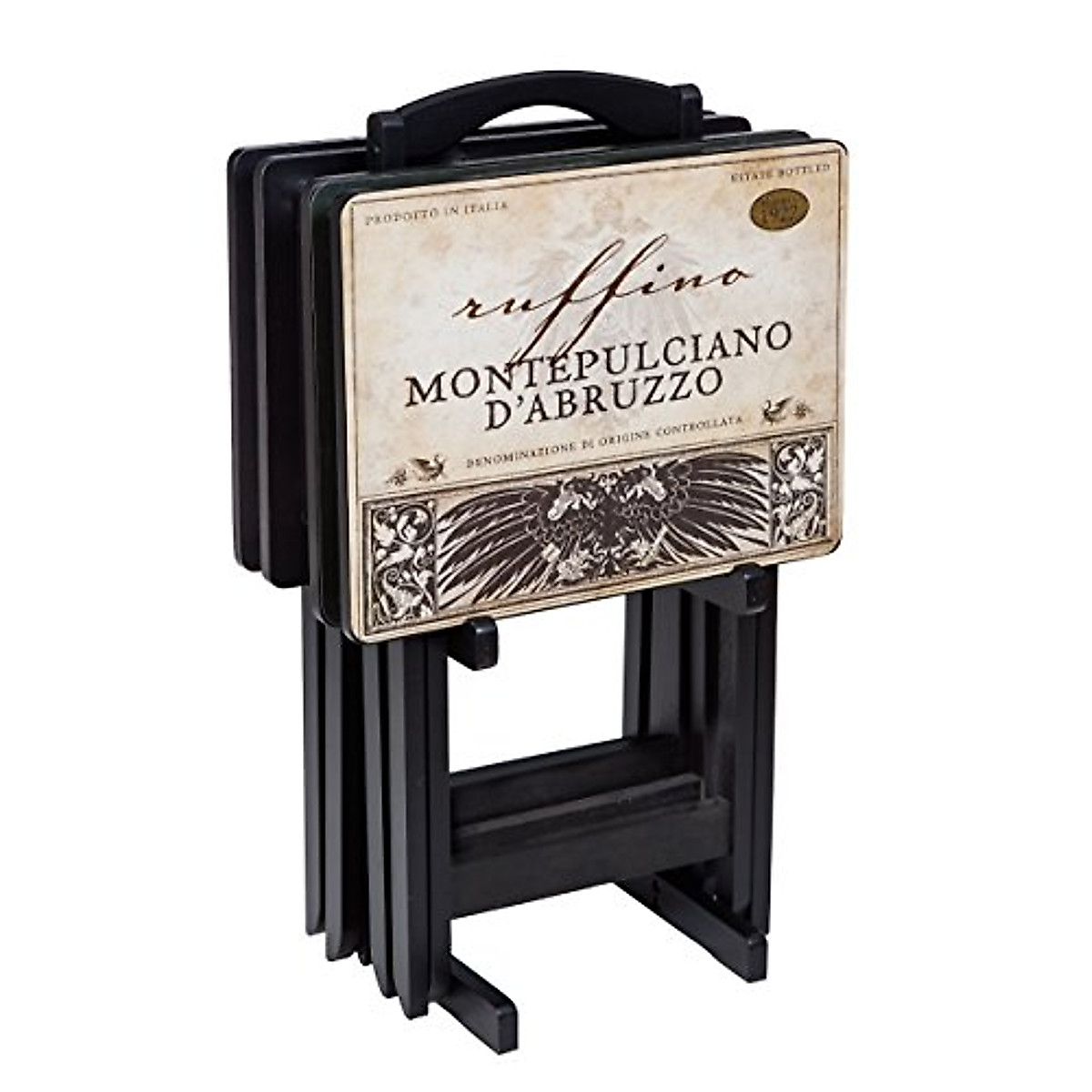 Home Decorators Collection Tuscan Wine Tv Trays Set, Set, Multi