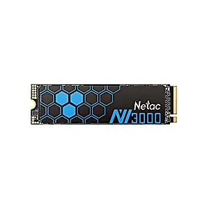 Netac 500GB NVMe PCIe Gen3x4 with Aluminum Heatspreader M.2 Internal Solid State Drive Up to 3,100 MB/s 300TBW, Built for Gaming