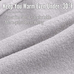 Ski Mask - Balaclava face Mask Wind Water Resistant for Cold Weather (Gray)