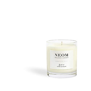 NEOM- Complete Bliss Scented Candle, 1 Wick | Blush Rose, Lime & Black Pepper | Essential Oil Aromatherapy Candle | Scent to De-Stress