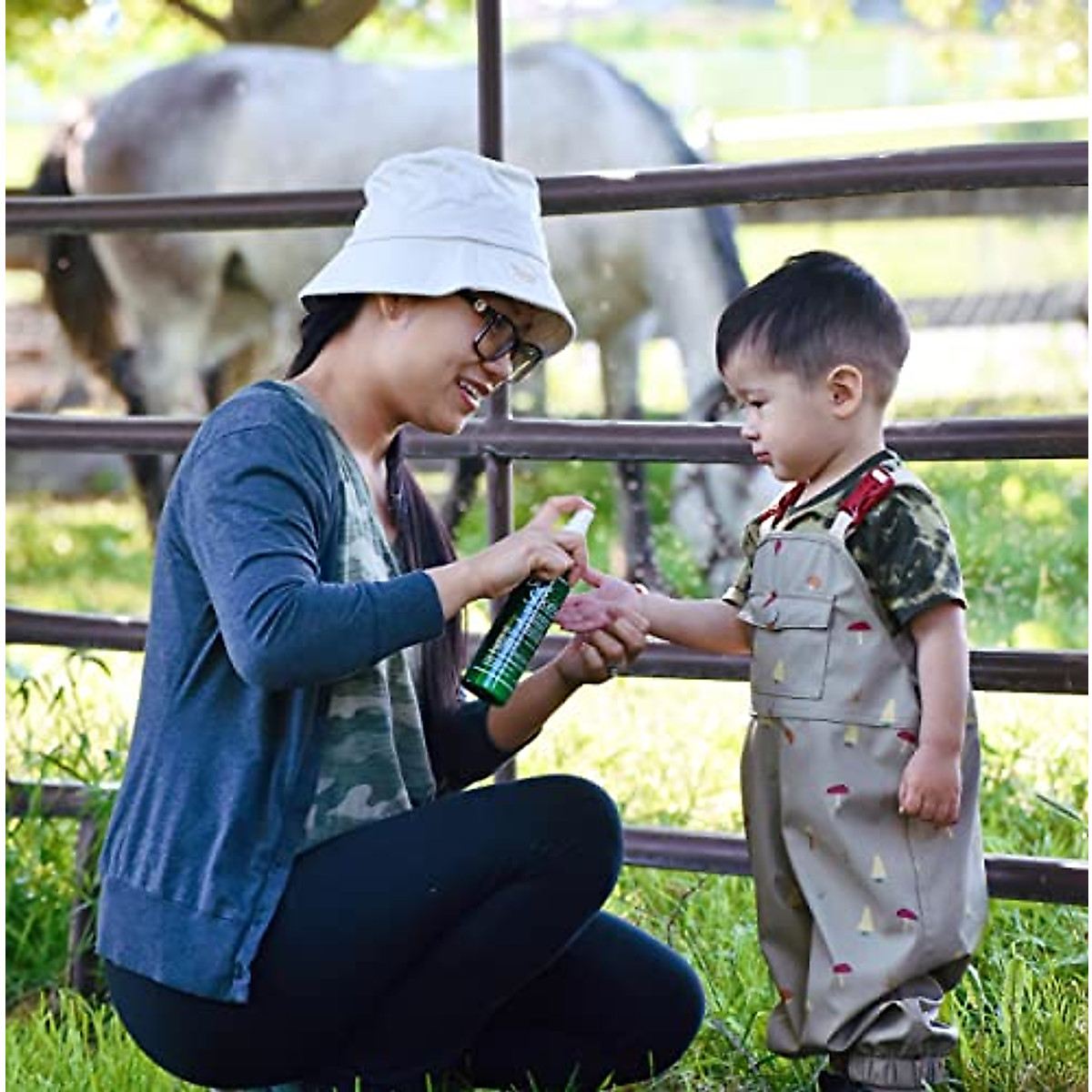 Bug Soother Spray (2, 8 oz) - Natural Insect, Gnat and Mosquito Repellent & Deterrent - DEET-Free - Safe Bug Spray for Adults, Kids, Pets, & Environment - Made in USA - Includes 1 oz. Travel Size