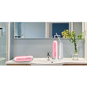 Portable Travel Bidet Electric Handheld for Women Bidet Sprayer for Personal Hygiene Cleaning with 2 Pressure Options (Pink).It's Convenient to Work or Home, Travel, and Camping