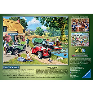 Ravensburger Two of a Kind 500 Piece Jigsaw Puzzles for Adults & Kids Age 10 Years Up - Nostalgic Puzzle