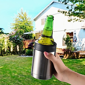 Can Cooler Tumbler for 12oz Bottles Cans Double Wall Vacuum Insulated Bottle