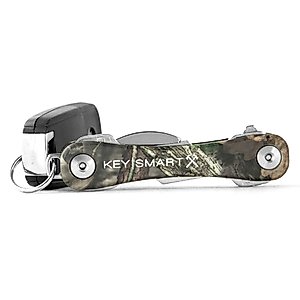 KeySmart Rugged - Multi-Tool Key Holder with Bottle Opener and Pocket Clip (up to 14 Keys, Mossy Oak)