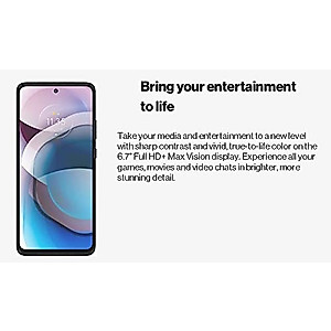 MOTOROLA Moto ONE 5G UW ACE 64GB Volcanic Grey-(Verizon) (Renewed)