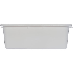 Carlisle FoodService Products N4401102 Comfort Curve™ Ergonomic Wash Basin Tote Box, 7" Deep, White (Pack of 12)