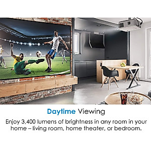 Optoma - UHD30 4K UHD Projector with HDR10, HLG & Enhanced Gaming Mode - White (Renewed)