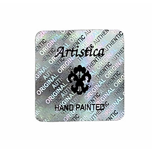 RAFFAELLESCO DELUXE Spoon Rest Large [RA028S] - Authentic hand painted in Deruta, Italy. Original design. Shipped from the USA with Certificate of Authenticity.