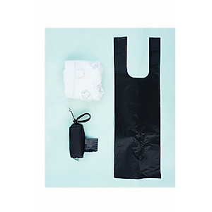 Oh Baby Bags - Recycled Disposable Bags for Dirty Diapers or Pet Cleanup, Economy Pack Refill , 12 Rolls, 144 Bags Total, Black Unscented