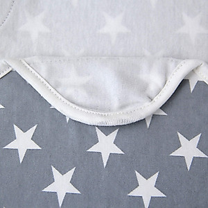 Coldwind Baby Swaddles 0-3 Months, 2 Pack 100% Organic Cotton Adjustable Swaddle Sack for Boy or Girl, Baby Swaddle Wrap for Newborn Baby, Star and Elephant