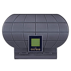 Sterno Home GL33600 Low Voltage Landscape Lighting Transformer with Dusk-to-Dawn Timer, 12V/600W, Grey