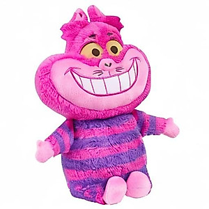 Just Play Disney Junior Alice’s Wonderland Bakery Chat & Glow Cheshire Ca tPlushie Stuffed Animal, Officially Licensed Kids Toys for Ages 3 Up