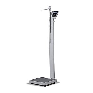 Rice Lake Digital Physician Scale (150-10-5) Medical Scale,Eye Level Physician Scale, 150-10-5 550lb(250kg) x 0.2lb(100g) includes 6 AA batteries ,New