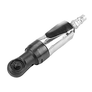 Wal front Air Ratchet Wrench 16ft-lbs Drive Pneumatic Wrench 1/4inch 3/8inch for Machinery Manufacturing and Auto Industry (3/8inch)