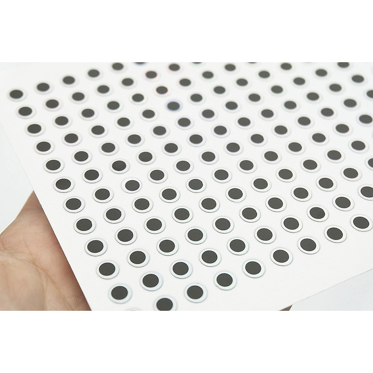 2MM-20MM Fishing Lure Eye 2D Flat Eye Fishing Eyes 2D Holographic Lure Eyes Making Fly Tying Fake Fish Eyes DIY Lifelike Realistic Artificial Holographic Fake Eyes (5MM-500PCS)