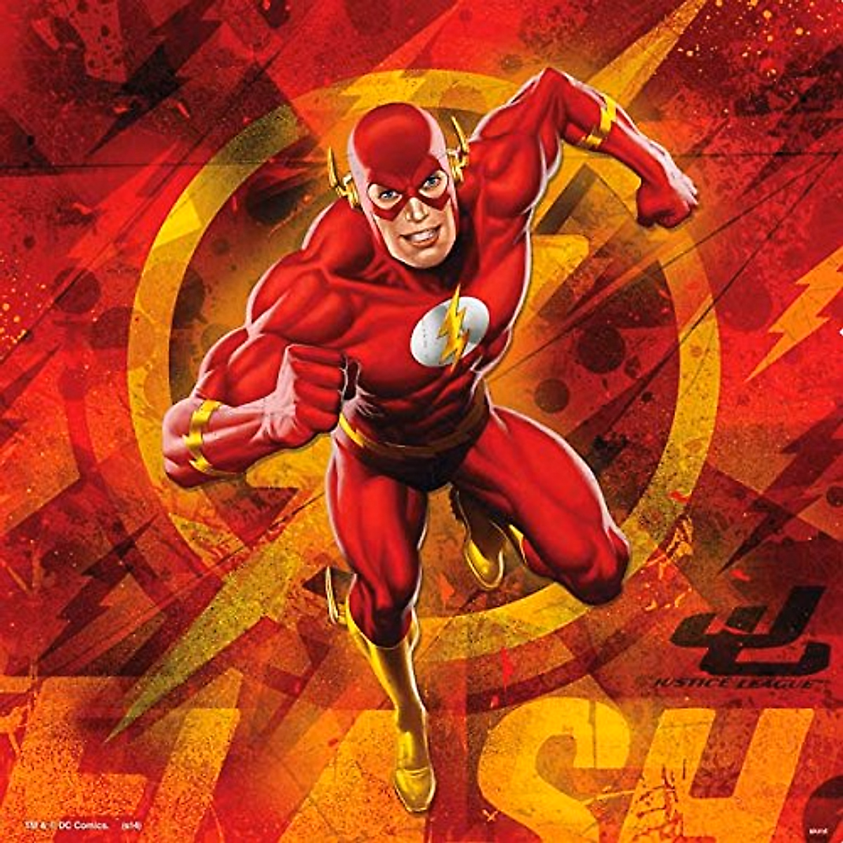 Skinit Decal Gaming Skin Compatible with PS4 Slim Bundle - Officially Licensed Warner Bros Ripped Flash Design