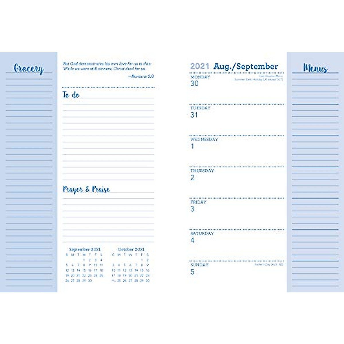 2021 Amy Knapp's Christian Family Organizer: 17-Month Weekly Faith & Inspiration Planner for Mom (Includes Stickers, Thru December 2021)