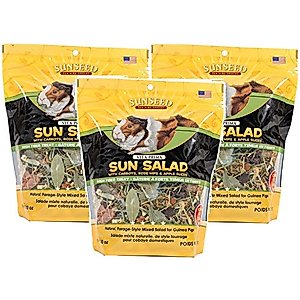 Sun Seed Vitakraft Vita Prima Sun Salad Treat for Guinea Pigs (Pack of 3)