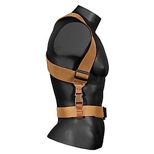 Rothco Combat Suspenders, Coyote Brown