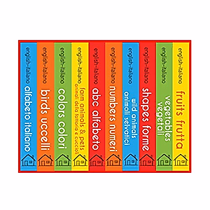 My First English-Italiano Learning Library (la mia prima biblioteca delle parole Inglese-Italiano): Boxset of 10 English - Italian Board Books (English and Italian Edition)