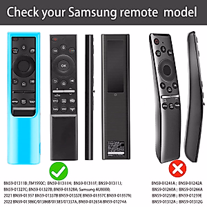 3 Pack Case Compatible with Samsung Smart TV Remote Control, Remote Cover for Samsung Solar Cell Remote 2021/2022 BN59-01357 BN59-01385 BN59-01265A Universal Silicone Skin Sleeve Glow in The Dark