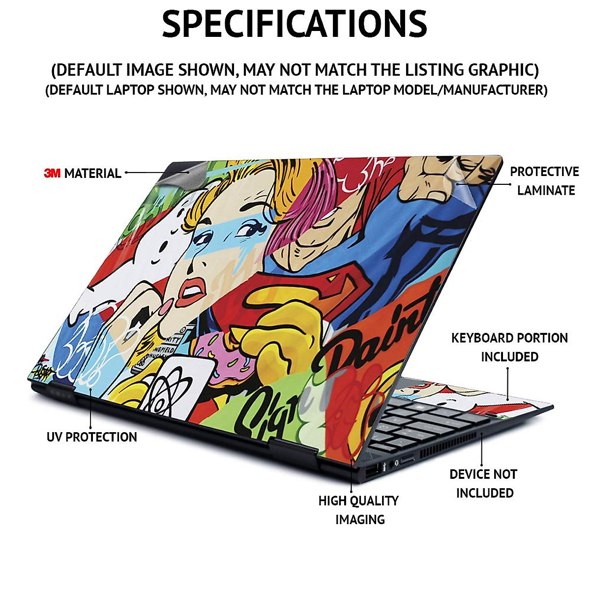 MightySkins Skin for HP Pavilion x360 14" (2020) - Dragon Paradise | Protective, Durable, and Unique Vinyl Decal wrap Cover | Easy to Apply, Remove, and Change Styles | Made in The USA