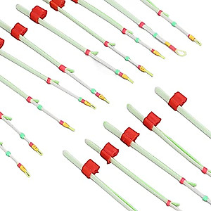 15Pcs Ice Fishing Rod Top Tip Portable Mini Winter Fishing Pole Tip Accessory Fishing Pole Tackle Tip