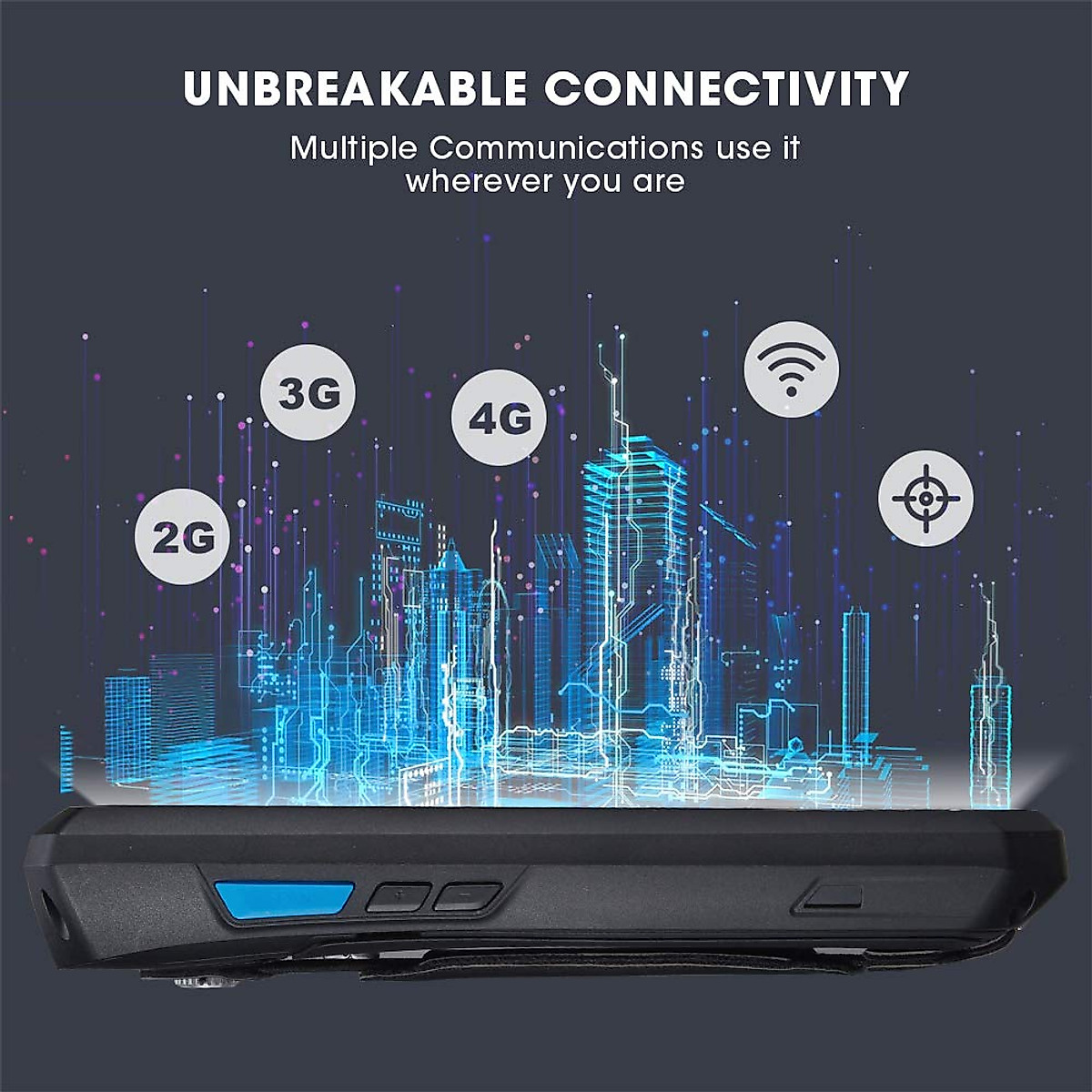 Android 9.0 Barcode Scanner MUNBYN Handheld Mobile Computer with Honeywell 1D Laser Scanner, Support Wireless Wi-Fi 4G LTE for Warehouse Delivery Retail Inventory Management System, IP66 Rugged PDA