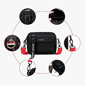 Lokmobiek Nylon Crossbody Bags for Women - Fashion Travel anti theft crossbody bag Multi Pocket Women's Crossbody Handbags Cell Phone Travel Purse Smartphone Wallet for Girls with Adjustable Strap