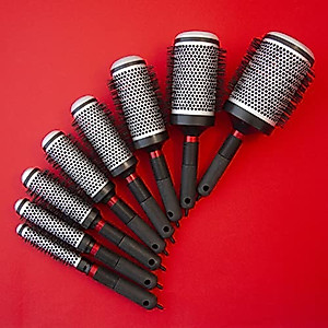 Cricket Technique #310 1” Thermal Hair Brush Seamless Barrel Styling Hairbrush Anti-Static Tourmaline Ionic Bristle for Blow Drying Curling All Hair Types