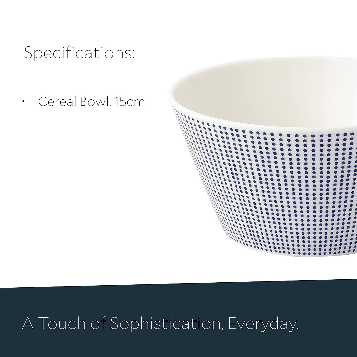 Royal Doulton Pacific Dots Cereal Bowl