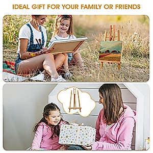 Essenburg 30 Pack Pre Drawn Canvas Paint Kit | Teen, Kids and Adult Sip and Paint Party Favor | DIY Date Night Couple Activity| Canvas Boards for painting| Birthday Sunflower (S 8X10 CANVAS ONLY)