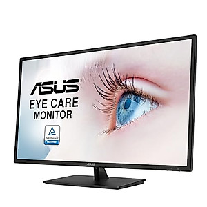 ASUS 31.5” 1080P Monitor (VA329HE) - Full HD, IPS, 75Hz, Adaptive-Sync, Eye Care, Low Blue Light, Flicker Free, HDMI, VGA, Wall Mountable, Tilt Adjustable,Black