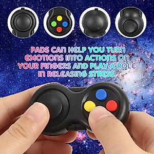 30 Pcs Pad Mini Handheld Game Controller Toy 8 Functions Clicker Classic Controller Game Pad for Adult Teens Anxiety and Stress Relief(Simple Style)