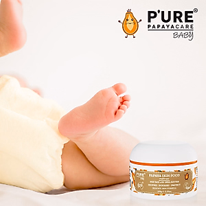 P'URE PAPAYACARE Papaya Baby Skin Food, 3.53 Ounces