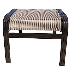 Sunny Furnishings Samo Sling Outdoor Ottoman Set of 2