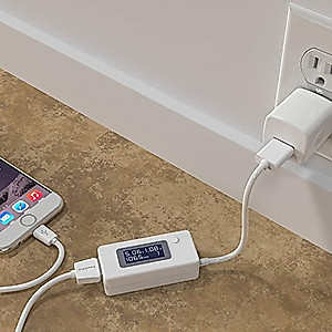 YOTINO USB Volatage/Amps Power Meter, Tester Multimeter Test Speed of Charger, Cables, Computer, Power Bank