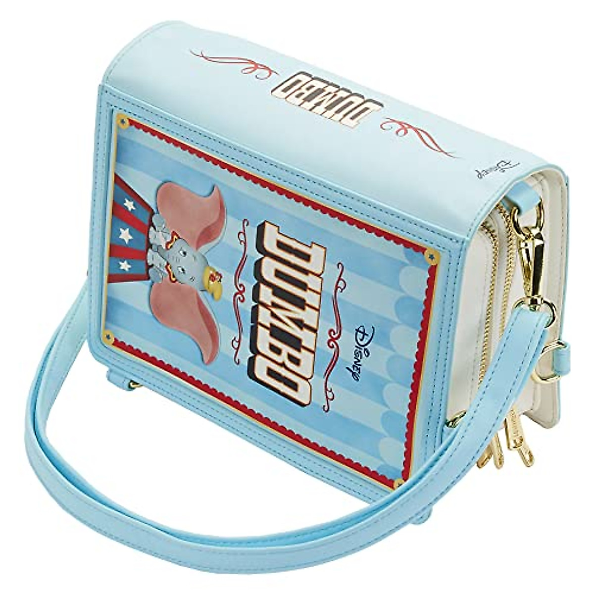Loungefly Disney Dumbo Book Series Convertible Crossbody Dumbo One Size