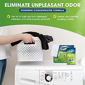 PURIO Washing Machine Cleaner Tablets 24-Ct Deep Cleaning Formula Washer Machine Cleaner Top Load & Front Load Standard & HE Washers