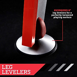 ESPN Sports Air Hockey Game Table: 84 Inch Indoor Arcade Gaming Set with Electronic Overhead Score System, Sound Effects, Multi (AWH084_188E)