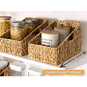 StorageWorks Wicker Baskets for Storage