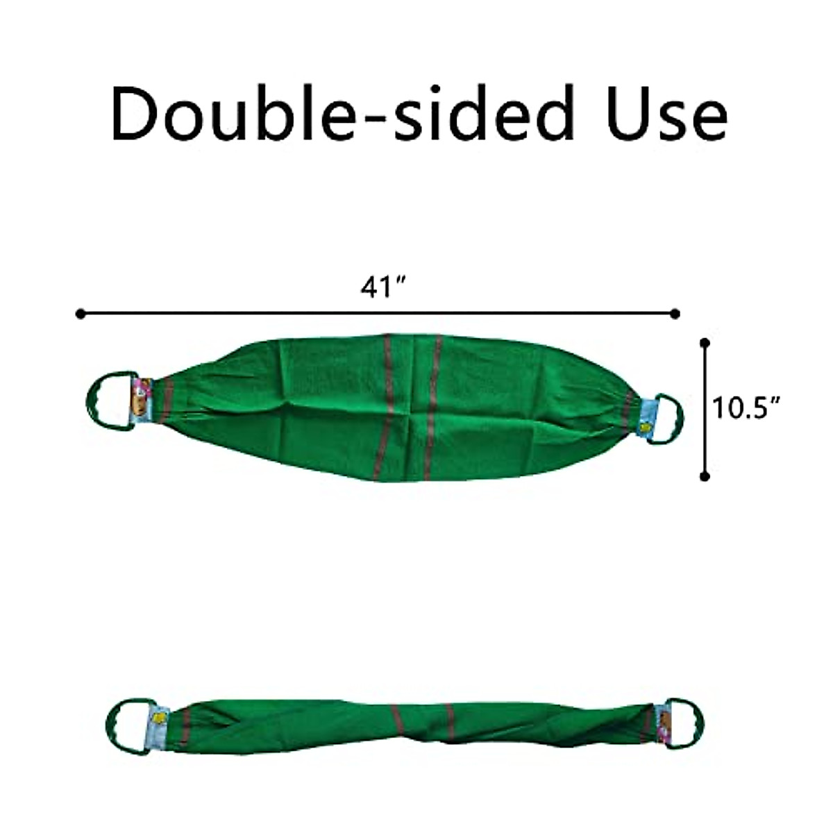 LeapLife Exfoliating Back Scrubber, Body Back Scrubber Towel for Shower, Bath Wash Scrub Cloth Washcloth Washer for Men Women Exfoliation, Body Scrubbing Brush Exfoliator 500D