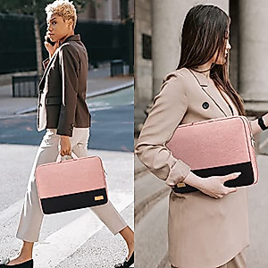 bagasin Laptop Sleeve Case 17 17.3 Inch, Slim Water Resistant TSA Laptop Cover with Handle Durable Protective Computer Carrying Case Compatible with HP Dell Lenovo Asus Notebooks