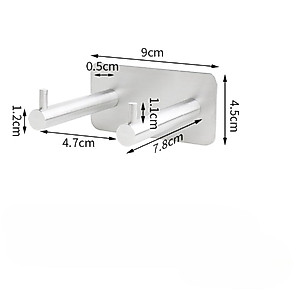 DALUOBO Hair Dryer Stand Holder Wall Mounted Punch Free Blow Dryer Holder Rack Organizer For Hair Dryer