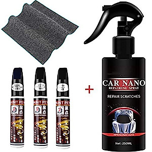 Car Nano Scratch Repairing Spray, Super Hydrophobic Glass Anti-Oxidation Liquid Ceramic Coating for Car Body Scratch Polish (250ML)