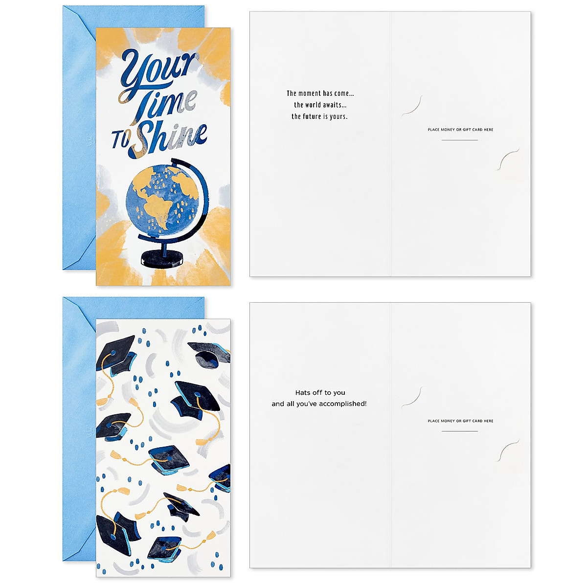 Hallmark Graduation Money Holders or Gift Card Holders Assortment with Envelopes, You Did It (36 Cards and Envelopes)