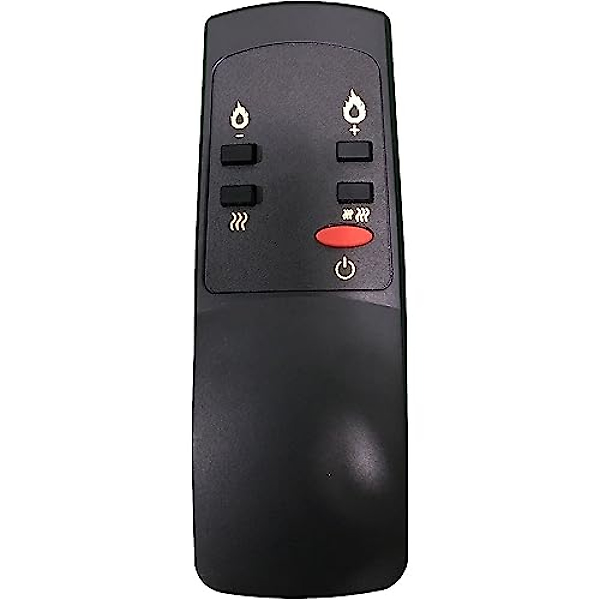 Cambridge Callisto 35 In. Curved Electric Wall Mounted Fireplace Heater with Flame Crystal Rock Display, Adjustable Heat, Remote - CAM35WMEF-1BLK